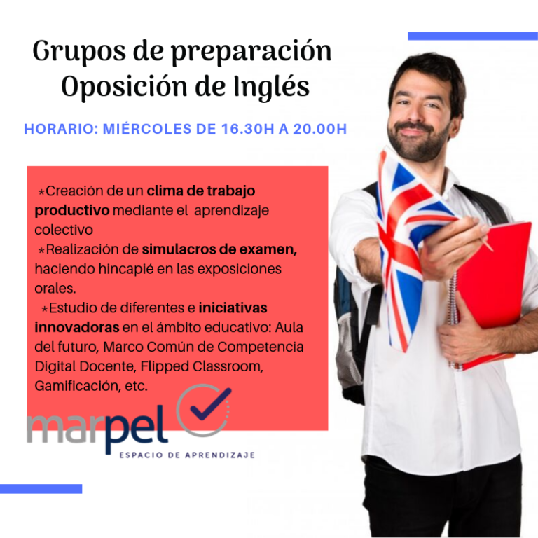OPOSICIONES INGLÉS SECUNDARIA. INICIO 2 DE OCTUBRE`19 – MARPEL